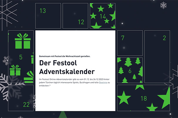 Festool Online Adventskalender - Onlineadventskalender.com